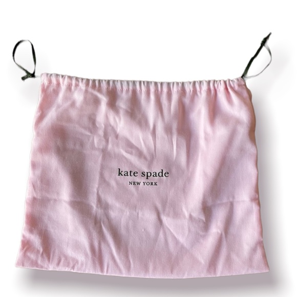 kate spade | Bags | Kate Spade Pink Dust Bag With Green Straps | Poshmark